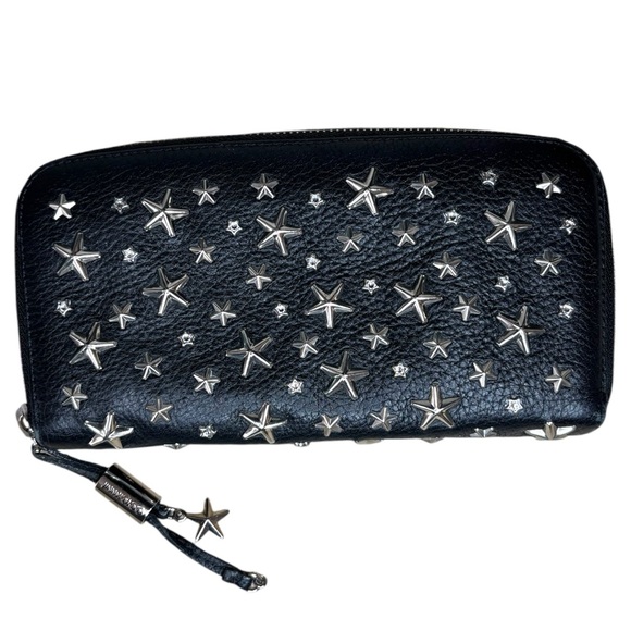 Jimmy Choo | Bags | Jimmy Choo Black Stars Wallet | Poshmark